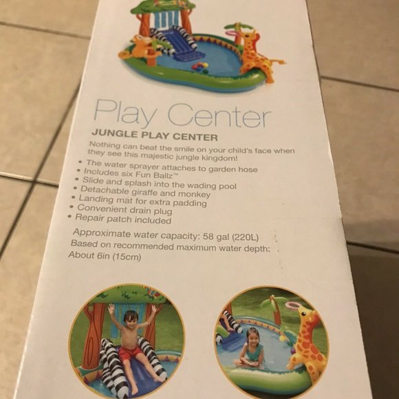 Intex | Other | Intex Jungle Play Center Inflatable Kid Pool | Poshmark